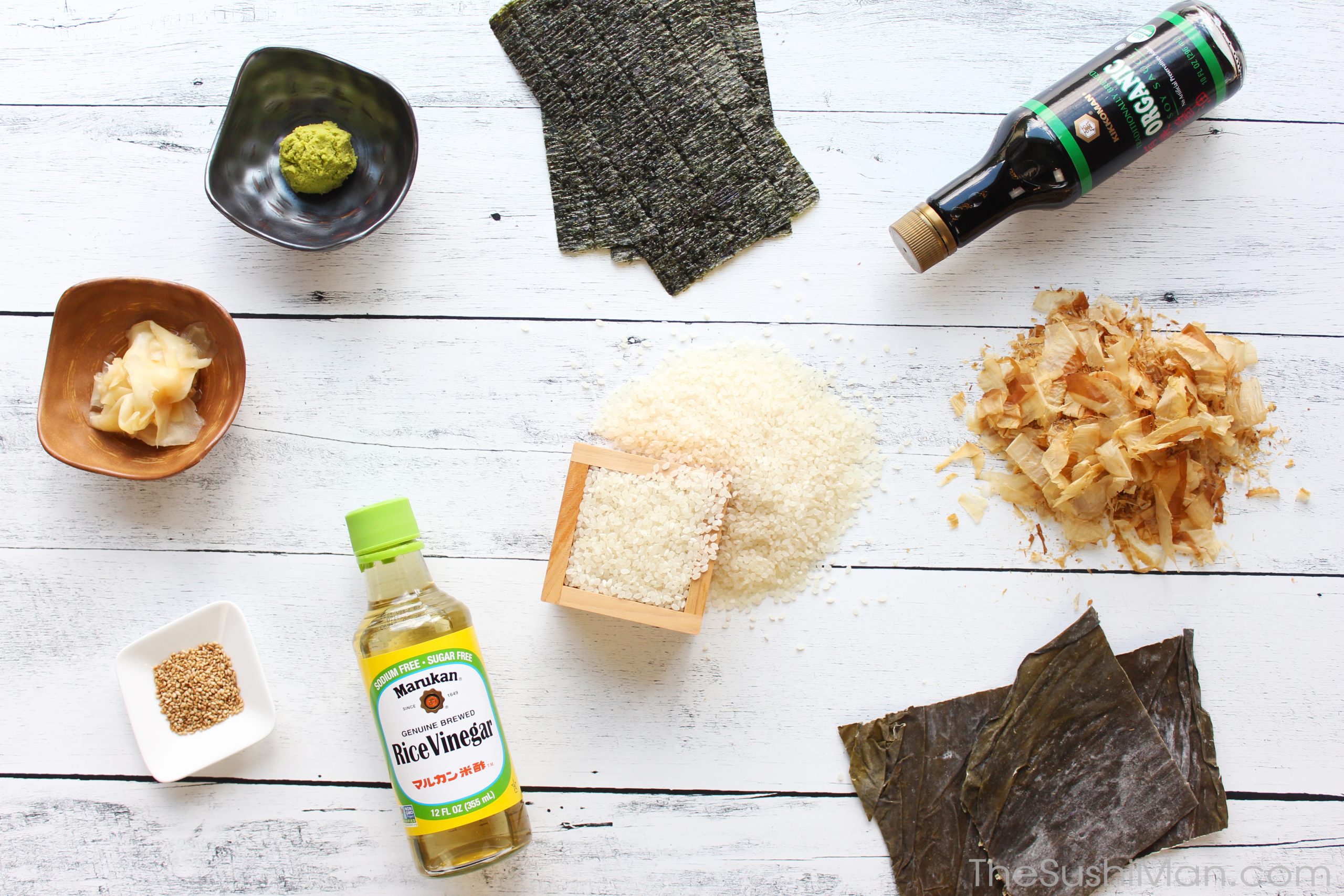 Basic Pantry Ingredients for Sushi - The Sushi Man