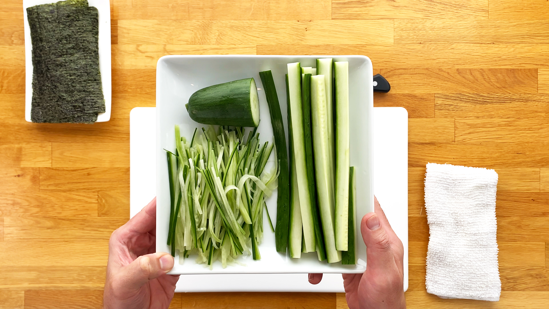 How to Cut Cucumber for Sushi: Step‑by‑Step Knife Techniques - The ...