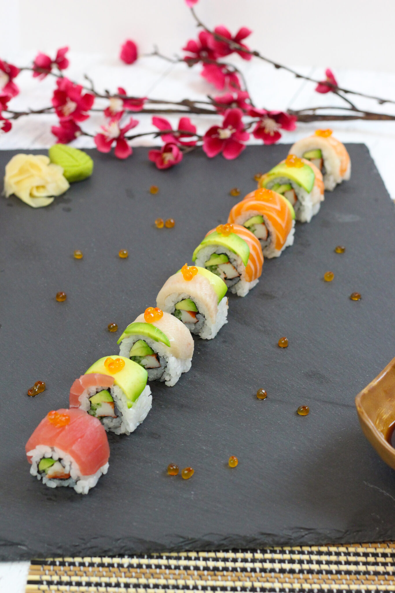 How to Make a Rainbow Roll (Step-by-Step Guide) - The Sushi Man